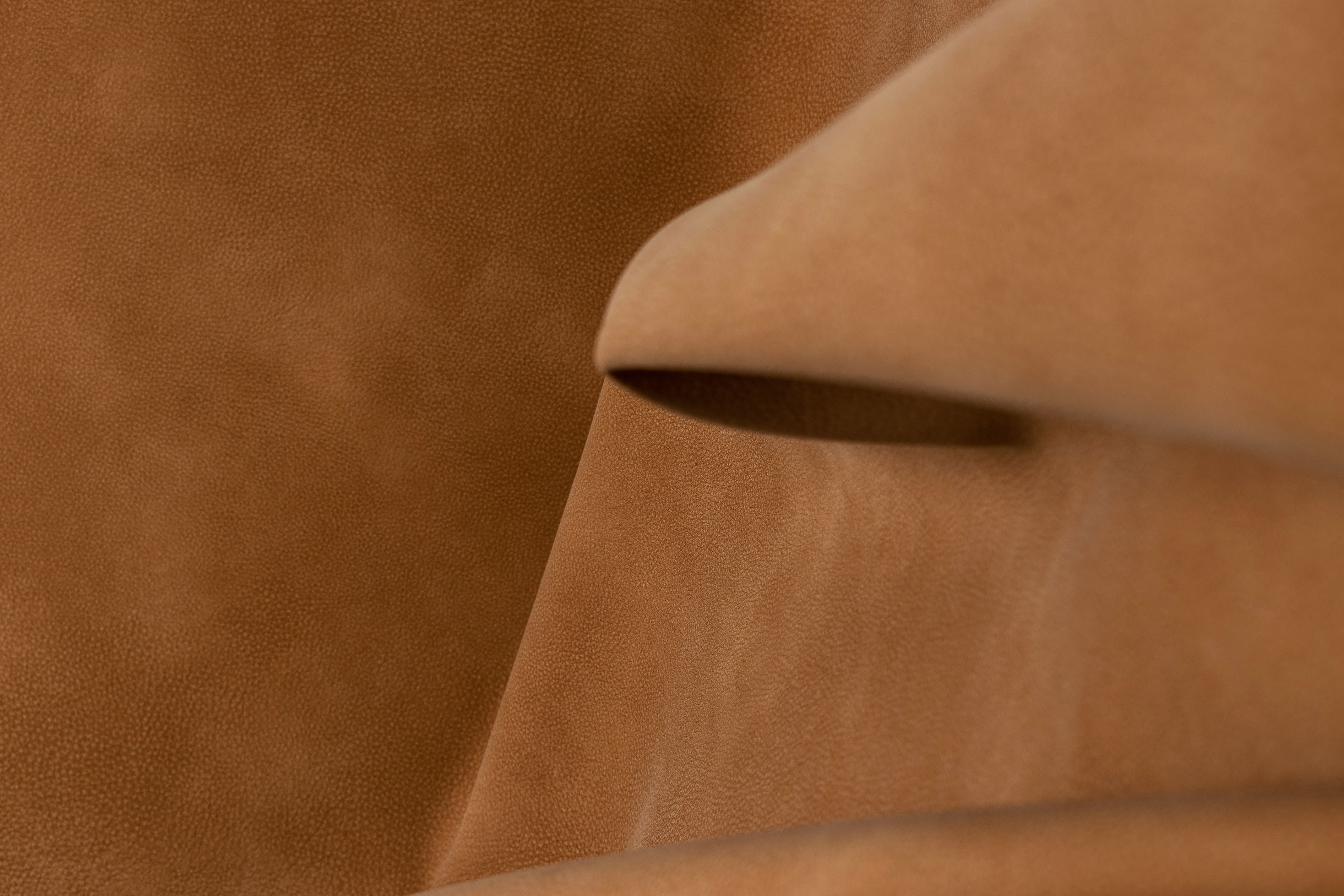 Artificial leather Hacienda Saddle brown